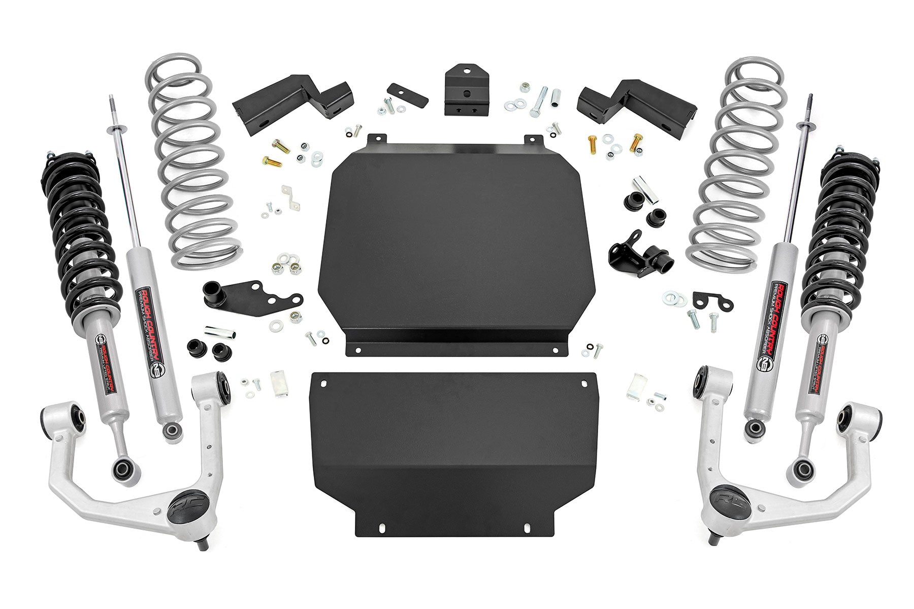 Rough Country (70331) 3.5 Inch N3 Lift Kit | Toyota Tundra 4WD (2022-2 ...