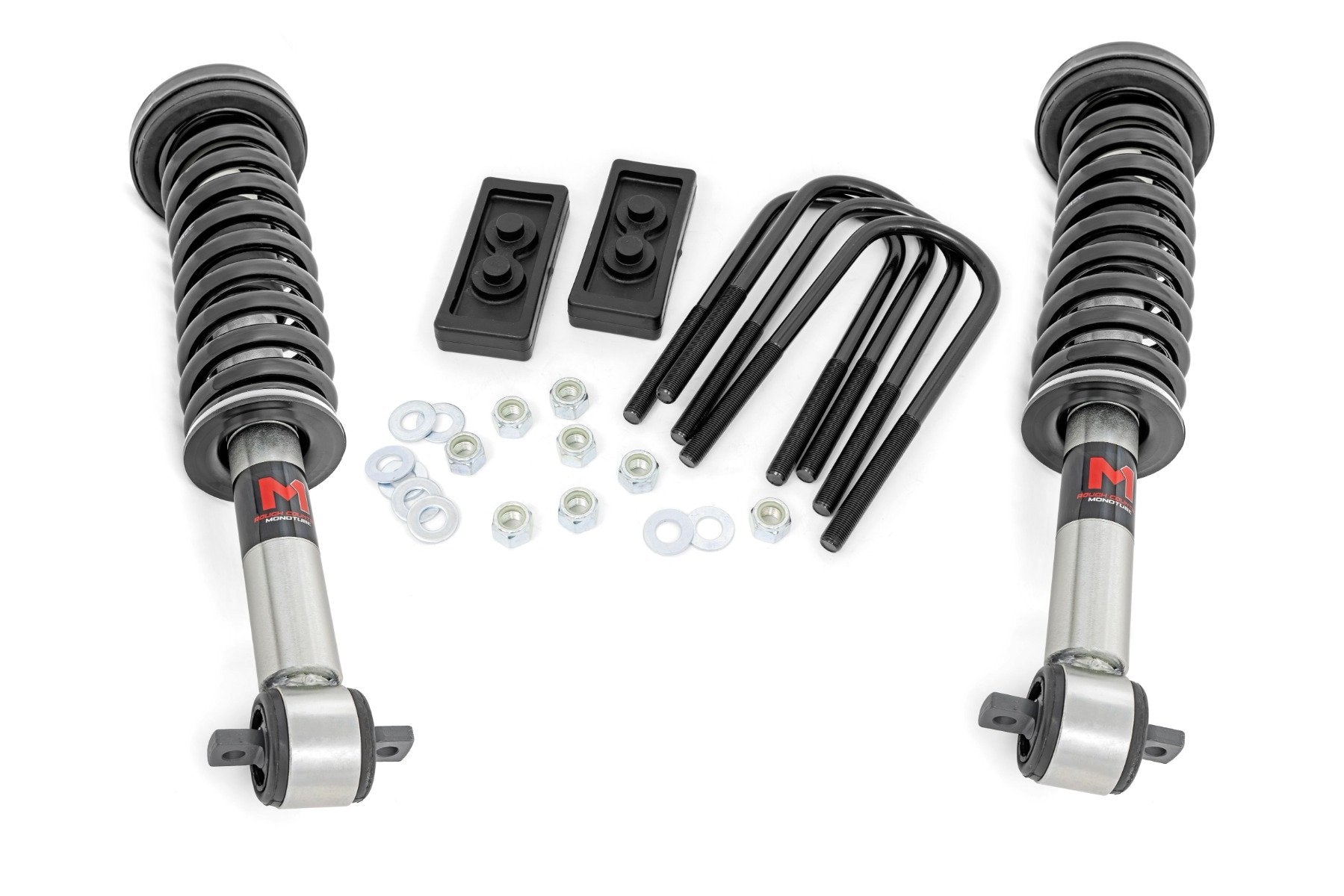 Rough Country (510040) 2.5 Inch Lift Kit | M1 Struts | Ford F-150 Trem ...