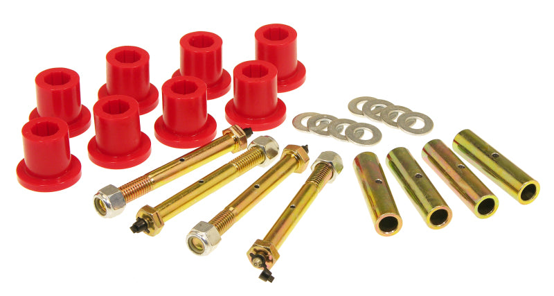 Prothane 87-96 Jeep YJ Front or Rear Frame Shackle Bushings - Red – Big ...